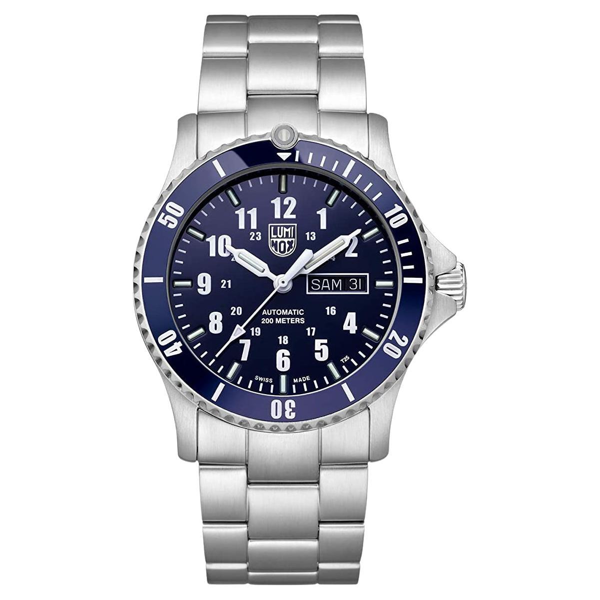 Luminox Deep Dive 1520 Series Steel Blue Dial Automatic Mens Watch XS ...