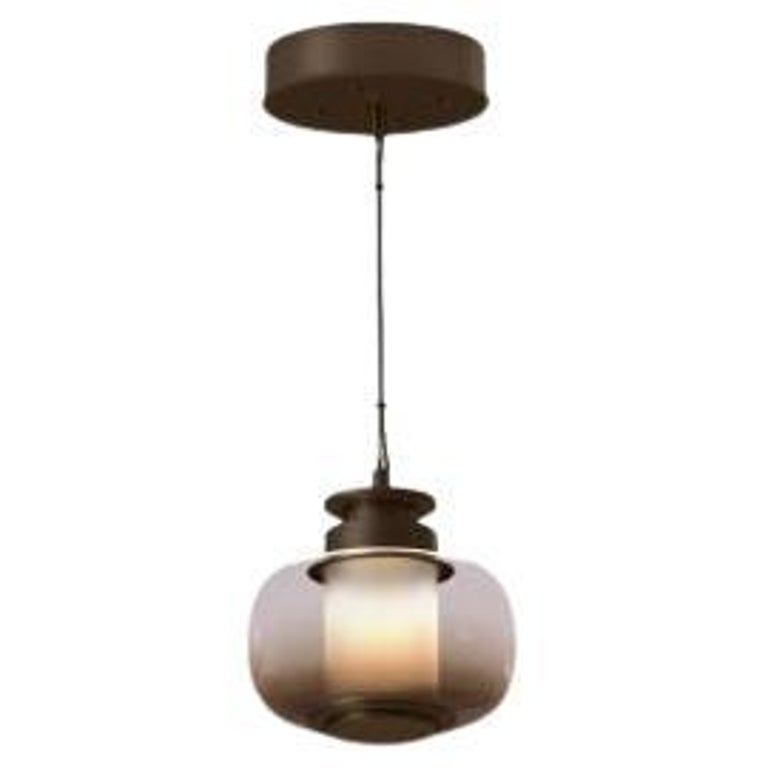 Luna A X-Small Pendant in Satin Bronze For Sale at 1stDibs