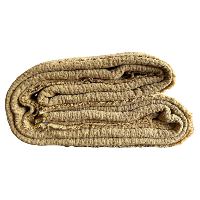 Luna French Cotton Coverlet for Queen or King Size For Sale at 1stDibs