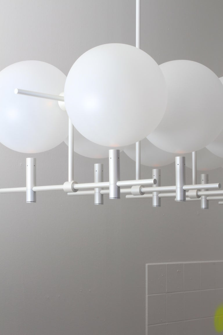 Luna Luminaire / Chandelier Horizontal IIO6 in Neon Yellow For Sale at ...