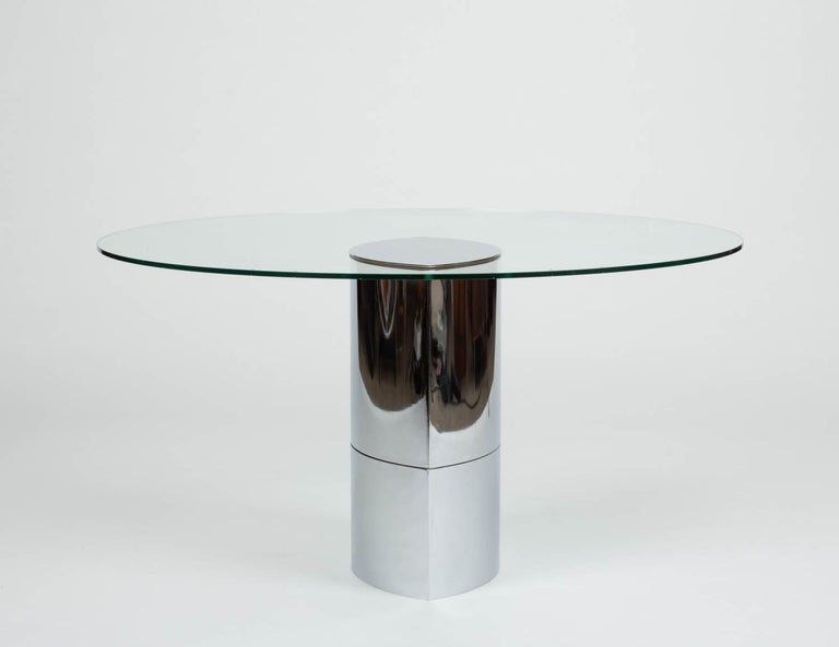 Cini Boeri for Knoll "Lunario" Glass Table at 1stDibs