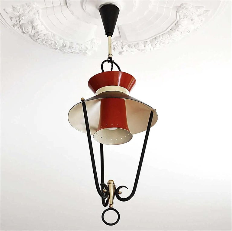Lunel Midcentury French Ceiling Light, 1950s For Sale at 1stDibs