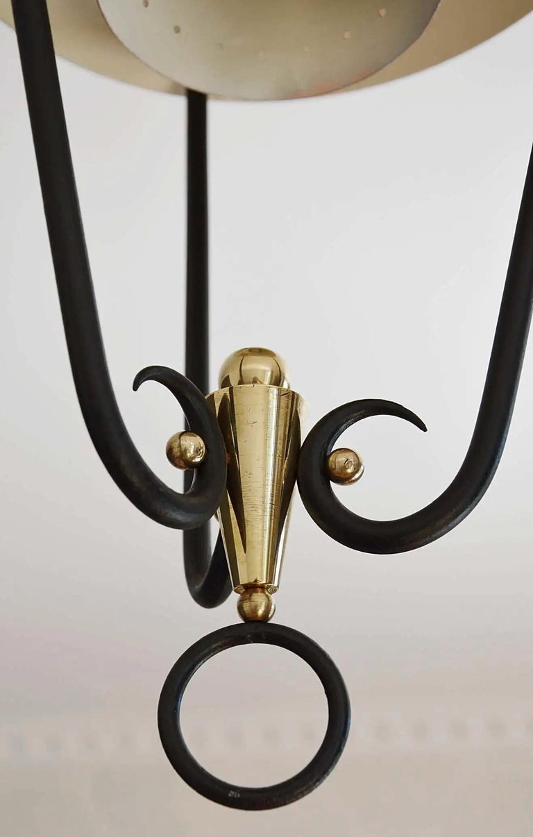 Lunel Midcentury French Ceiling Light, 1950s For Sale at 1stDibs