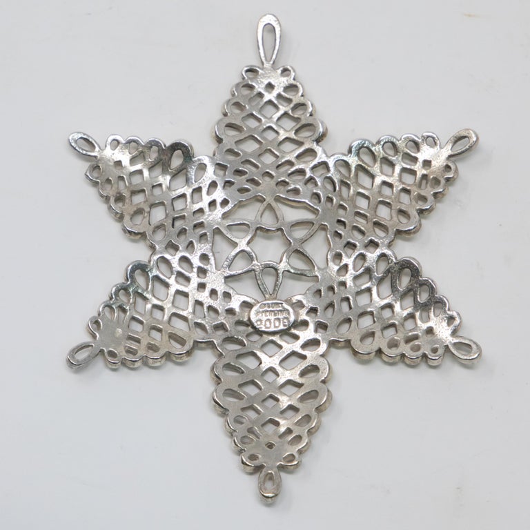 Lunt Sterling Snowflake, 2000 For Sale at 1stDibs