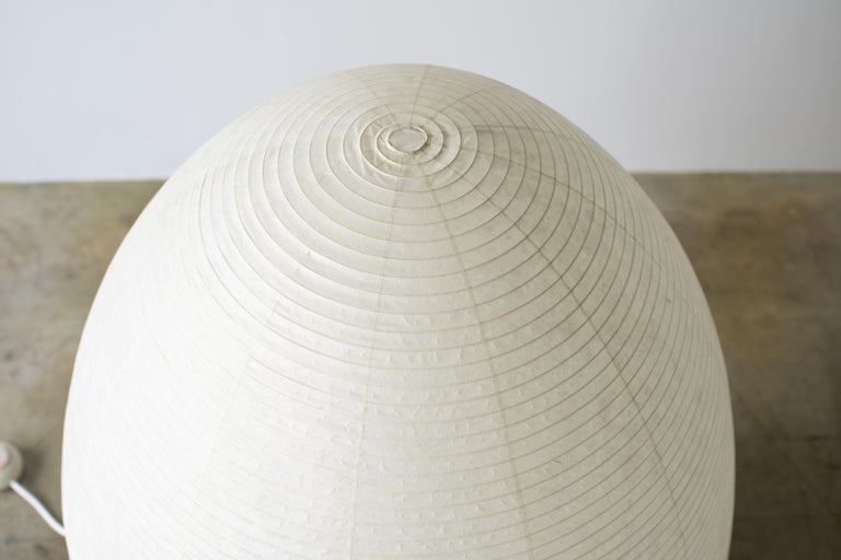 L'uovo Washi Japanese Paper Shade Floor Lamp Shigeru Uchida Akari style ...