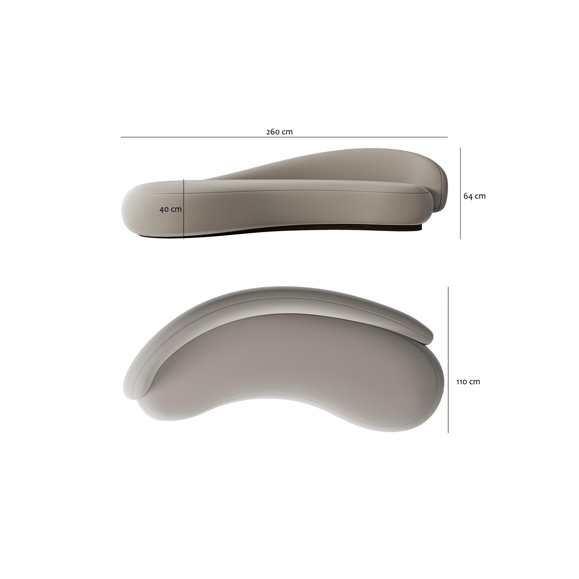 Lupa Sofa 260, Flexible Velvet Fabric, Designed by Mehmet OREL for ...