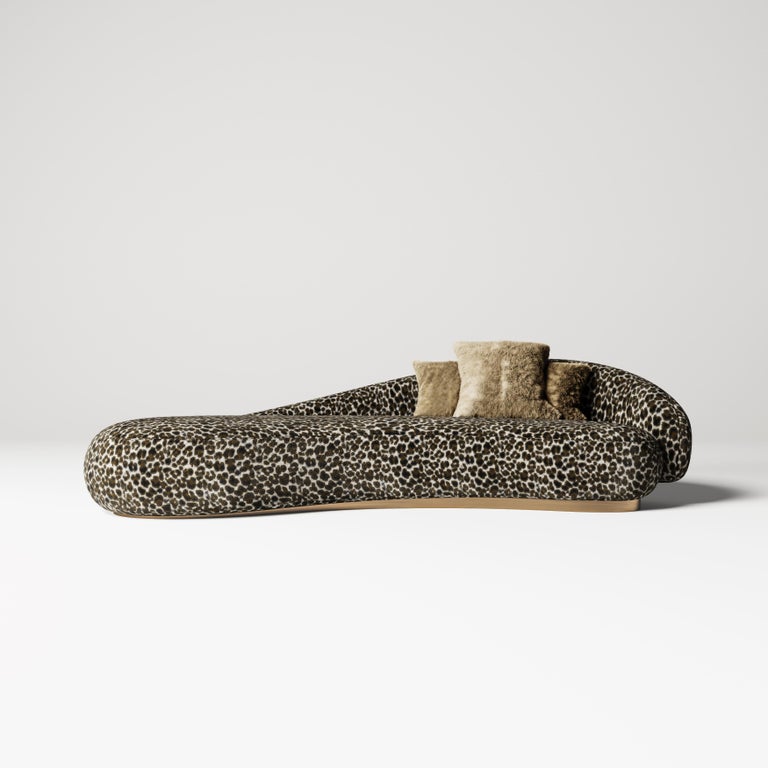 Lupa Sofa 260, Leopard Velvet Fabric, Designed by Mehmet Orel for ...