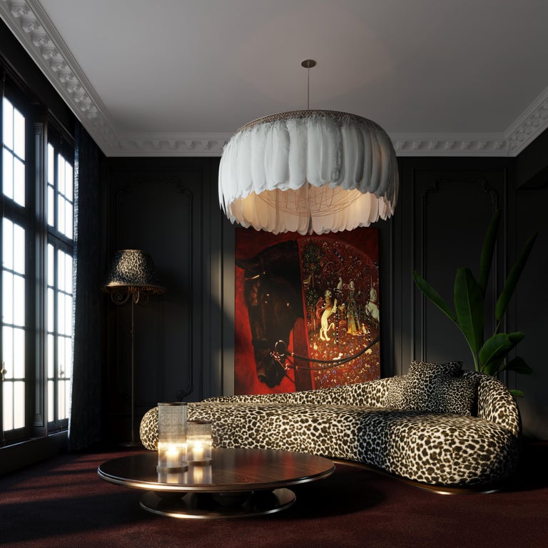 Lupa Sofa 260, Leopard Velvet Fabric, Designed by Mehmet Orel for ...