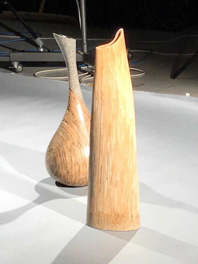 Lusia Robinson Vase Infinity Fibreglass High Grey Black Brown For Sale ...