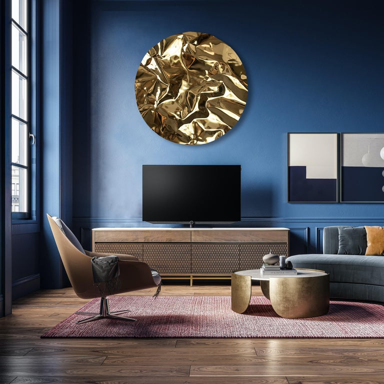 Luster Medallion Hand Formed Aluminum For Sale At 1stdibs Aluminium
