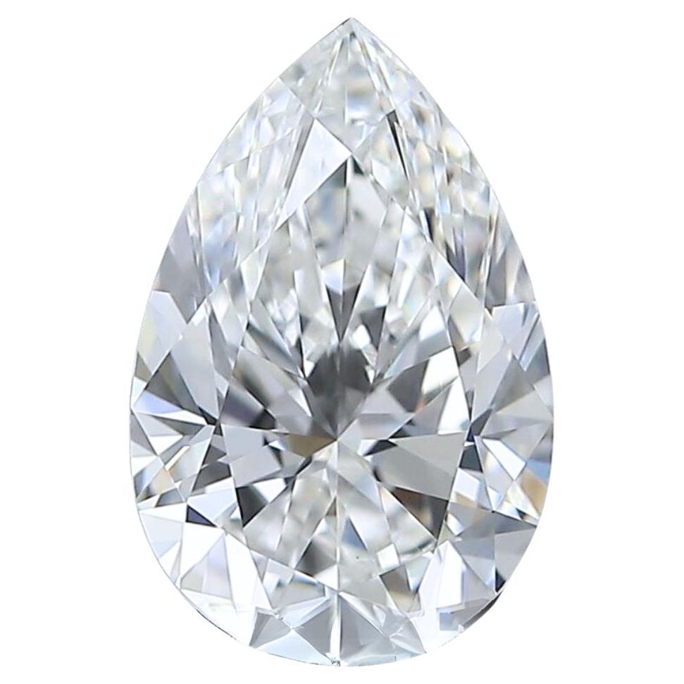 Lustrous 0.80ct Double Excellent Ideal Cut Pear-Shaped Diamond - GIA ...