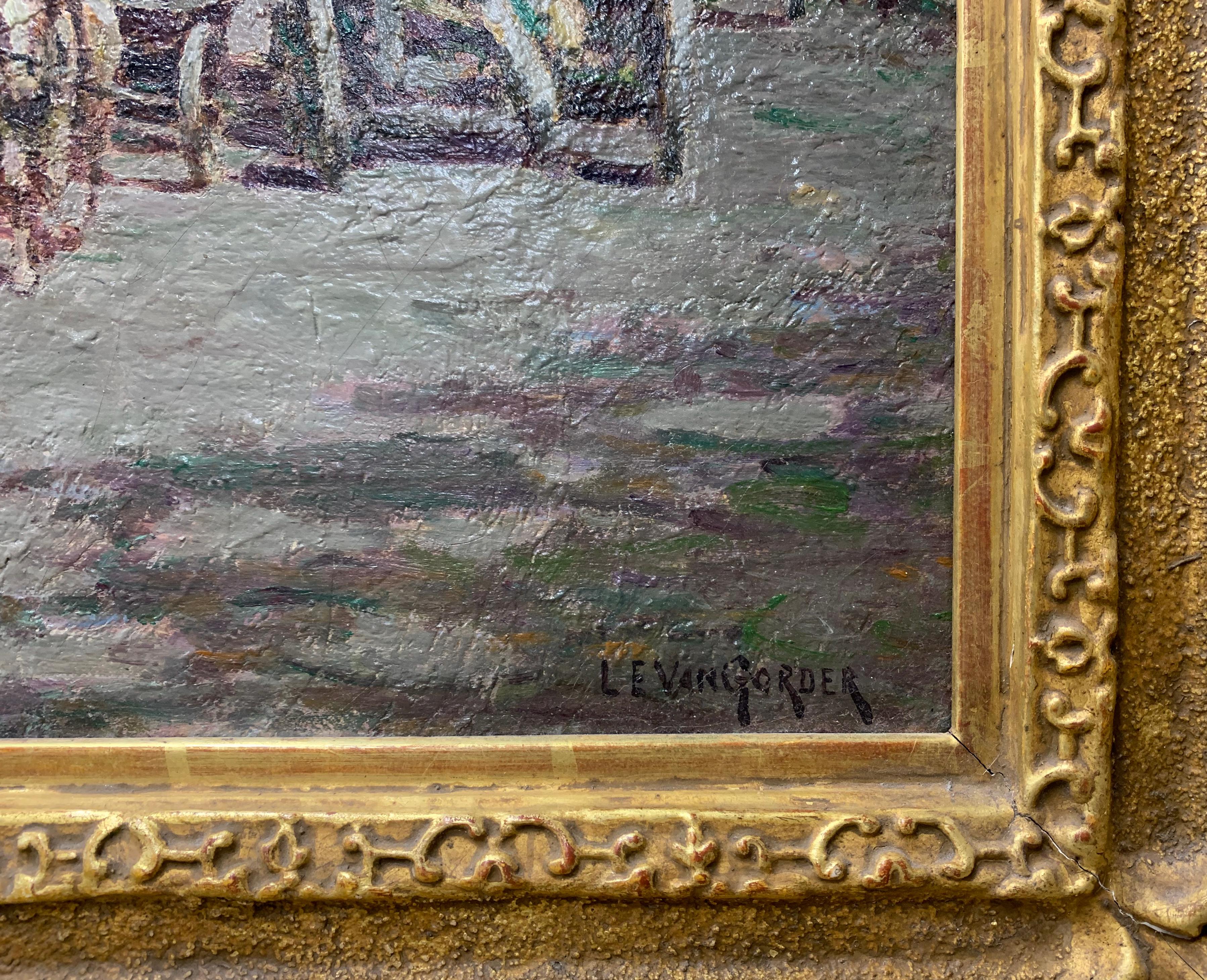 Luther E. Van Gorder - Paris Street Scene, 19th Century European ...