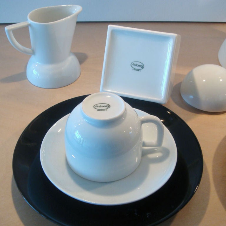 Lutz Rabold 'City Scape' Tea Set for Arzberg, 1980 For Sale at 1stDibs