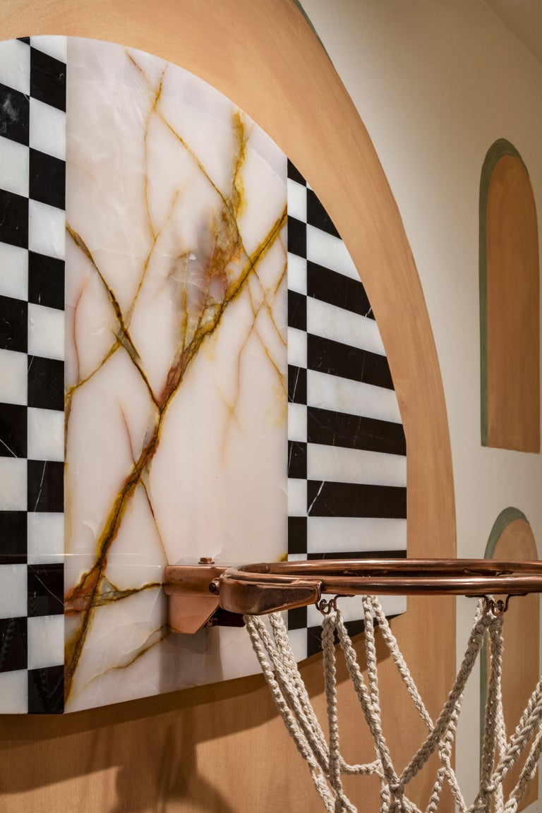 Lux Mini Hoops by MONIOMI, Round Hand-Crafted Marble Basketball Hoop ...