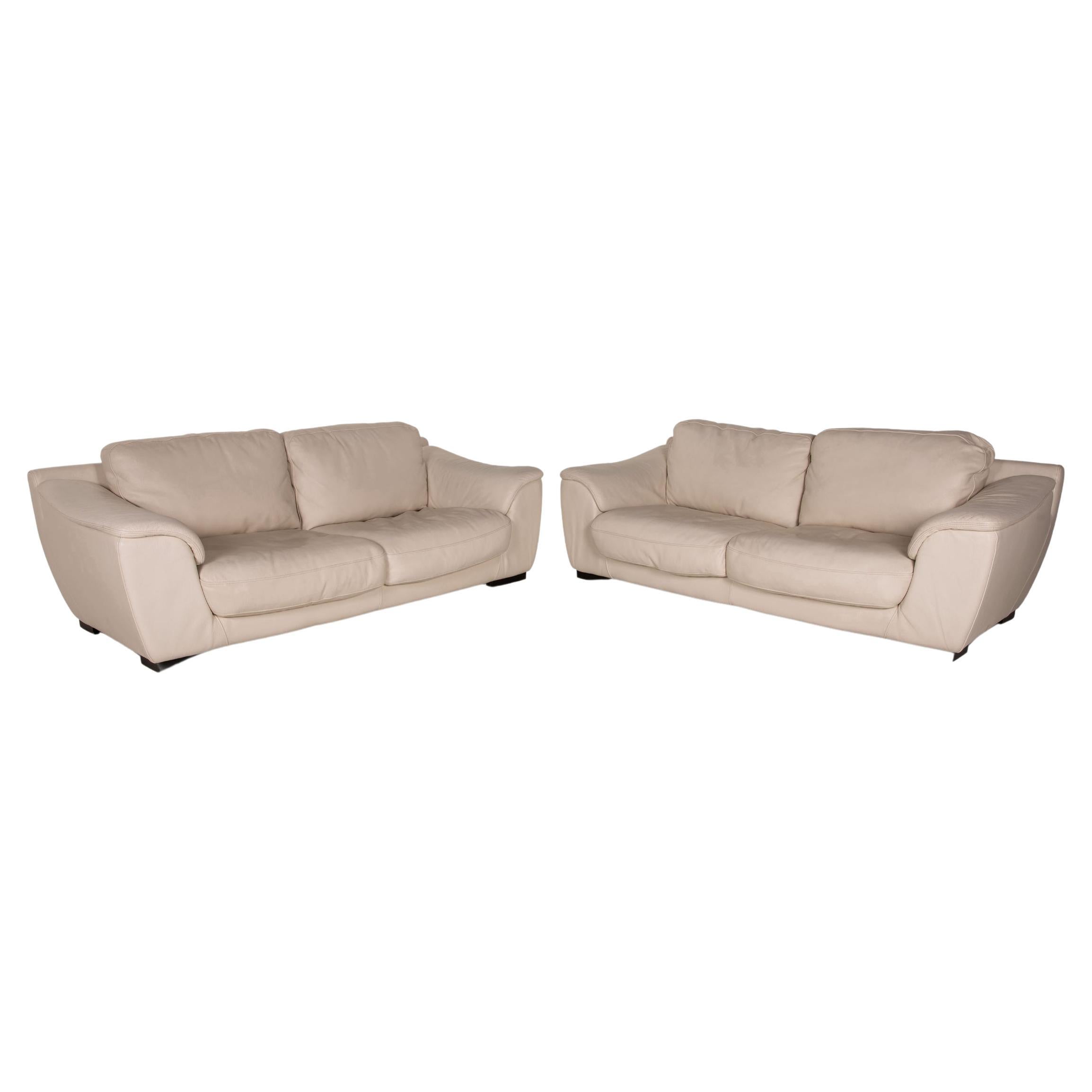 Designer Corner Sofa Set Footstool Lilac Two-Seat Couch Modern Faux ...