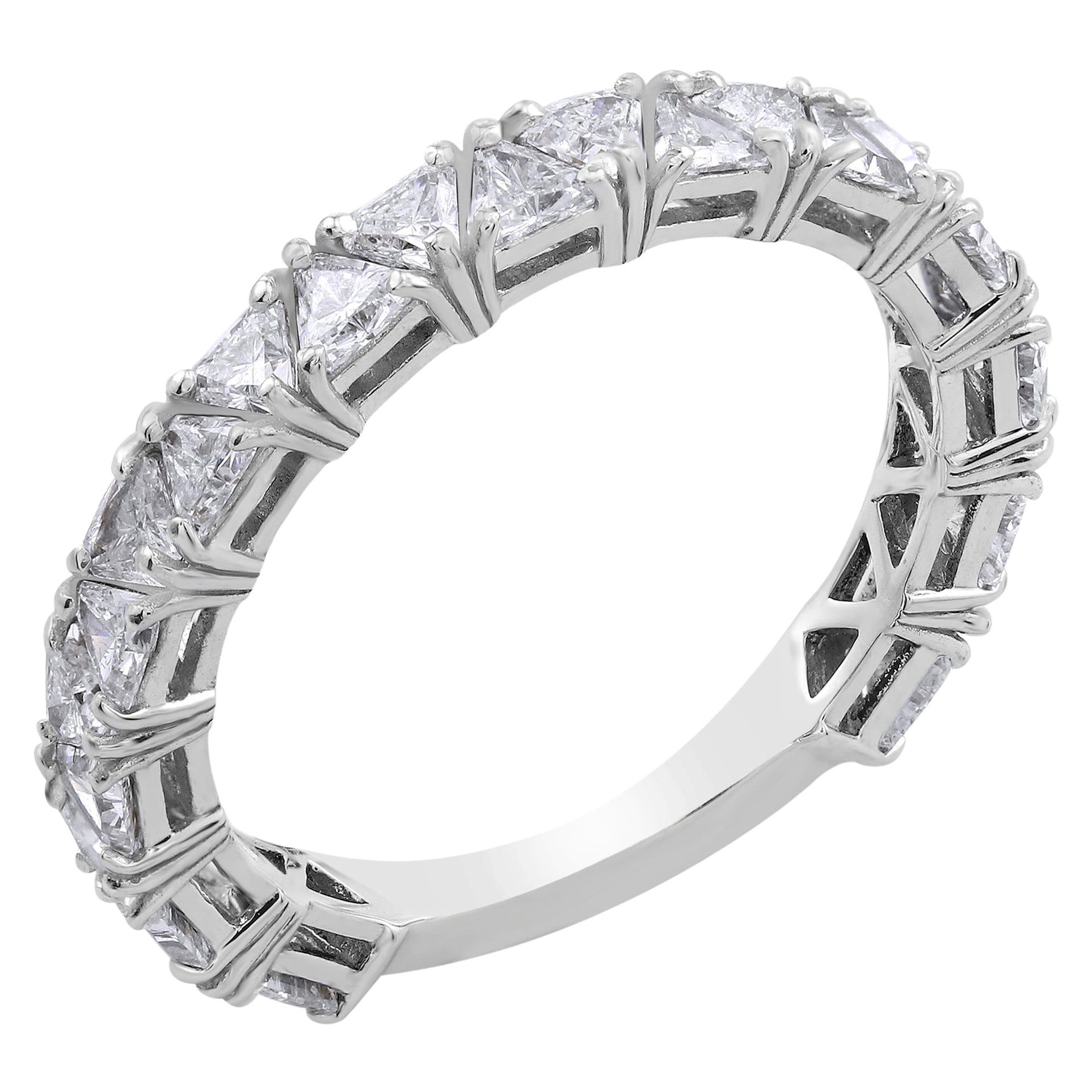 Trillion Cut Diamond Band - 113 For Sale on 1stDibs | trillion cut ...