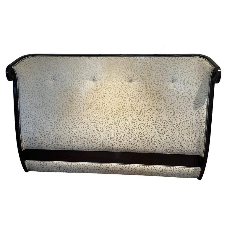 Luxurious Christopher Guy Java Finished Mahogany and Upholstered King ...