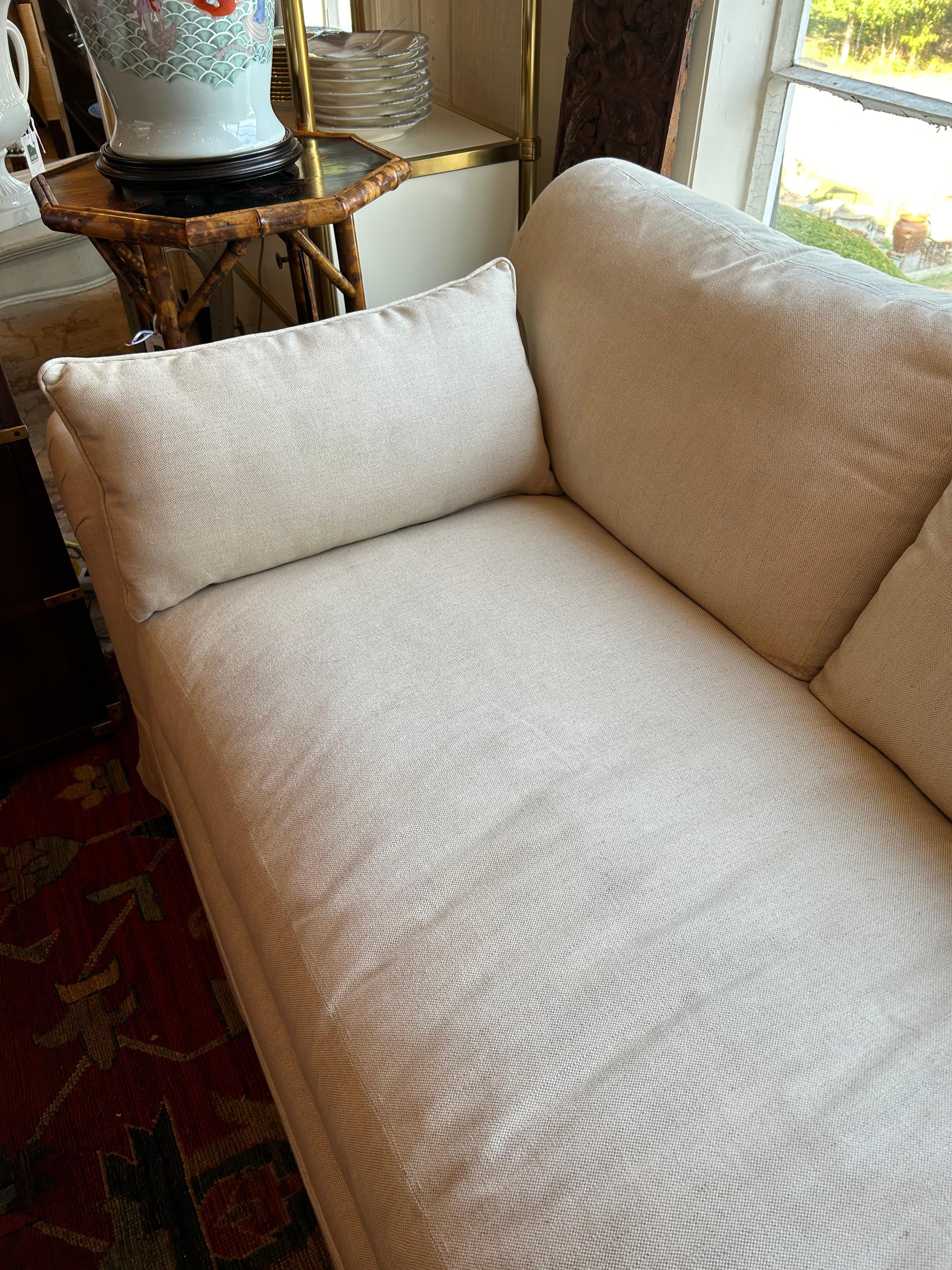 Luxurious Custom Designer Sofa by Baker For Sale at 1stDibs