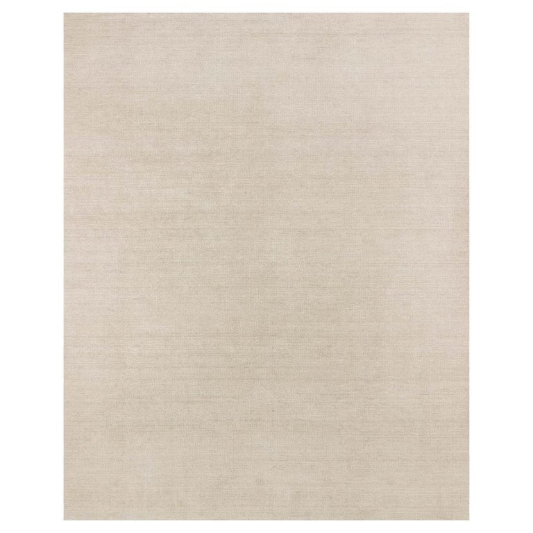 Luxurious Hand Loomed Light Green Area Rug For Sale at 1stDibs