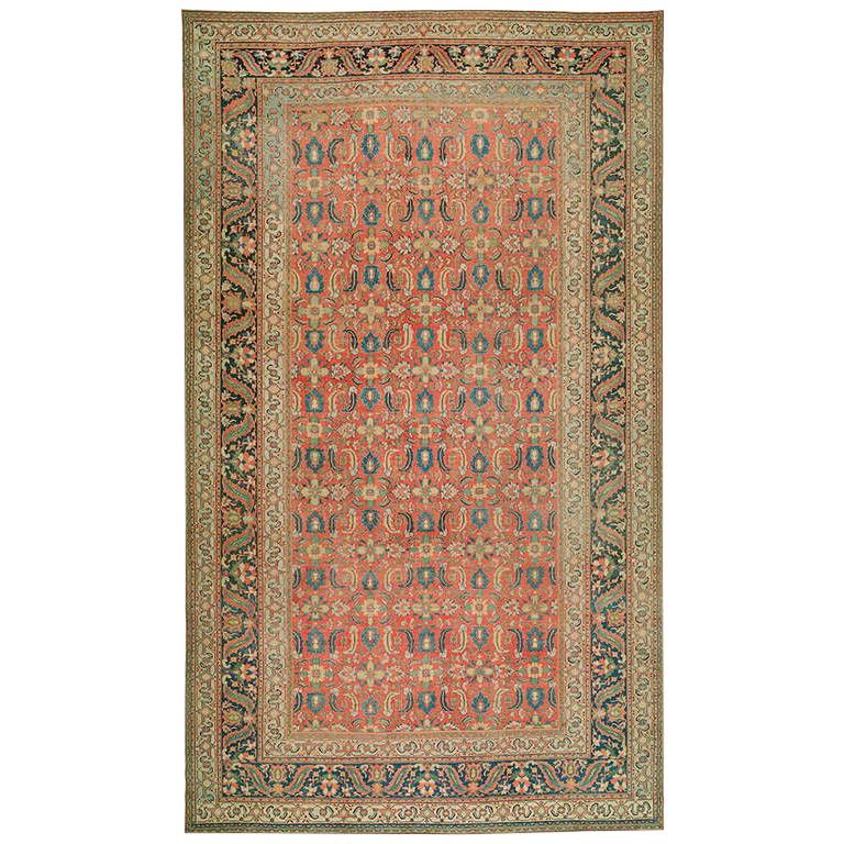 Luxurious Oversize Antique Persian Doroksh Rug For Sale at 1stDibs