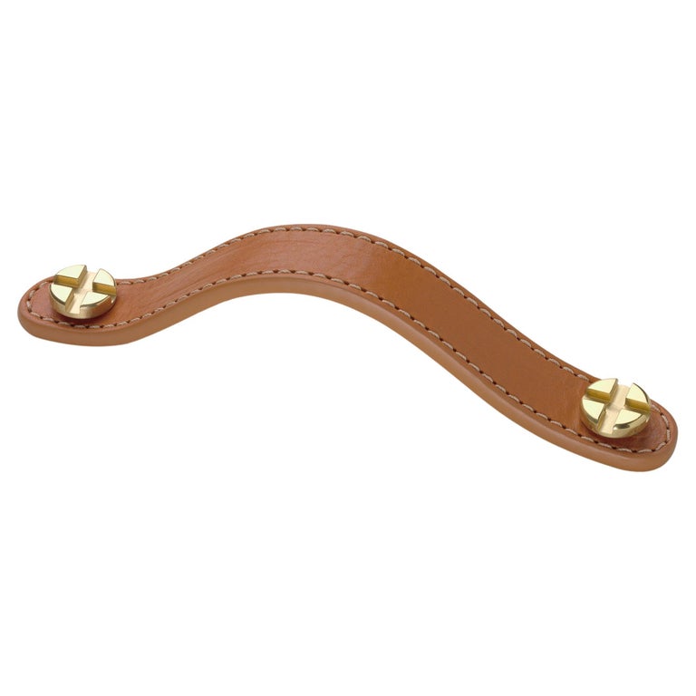 Luxury Handmade Pull Handle, Various Leather Colors Finishes Belt Shape ...