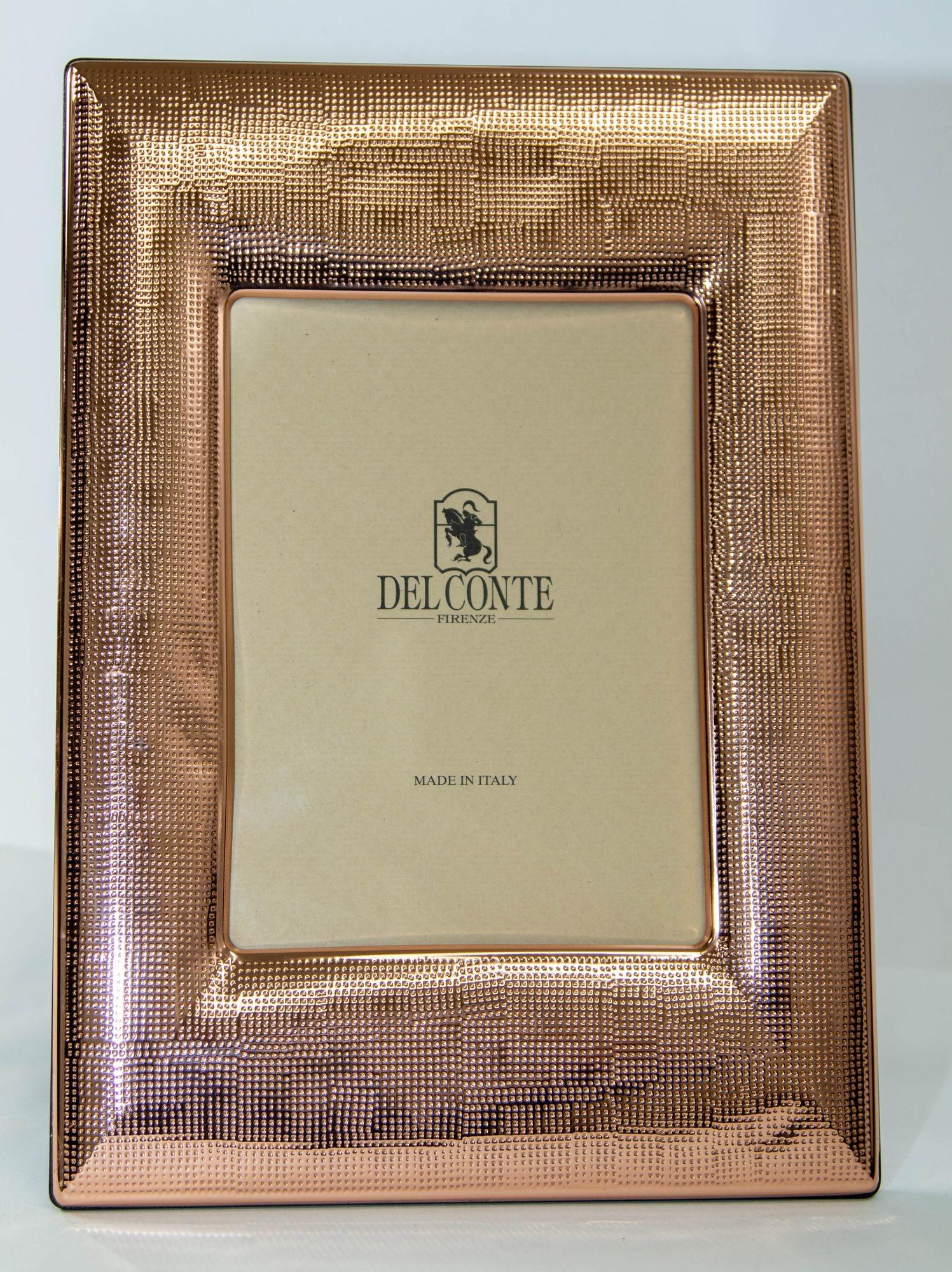 Luxury Italian Hammered Copper Metal Picture Frame by Del Conte For ...