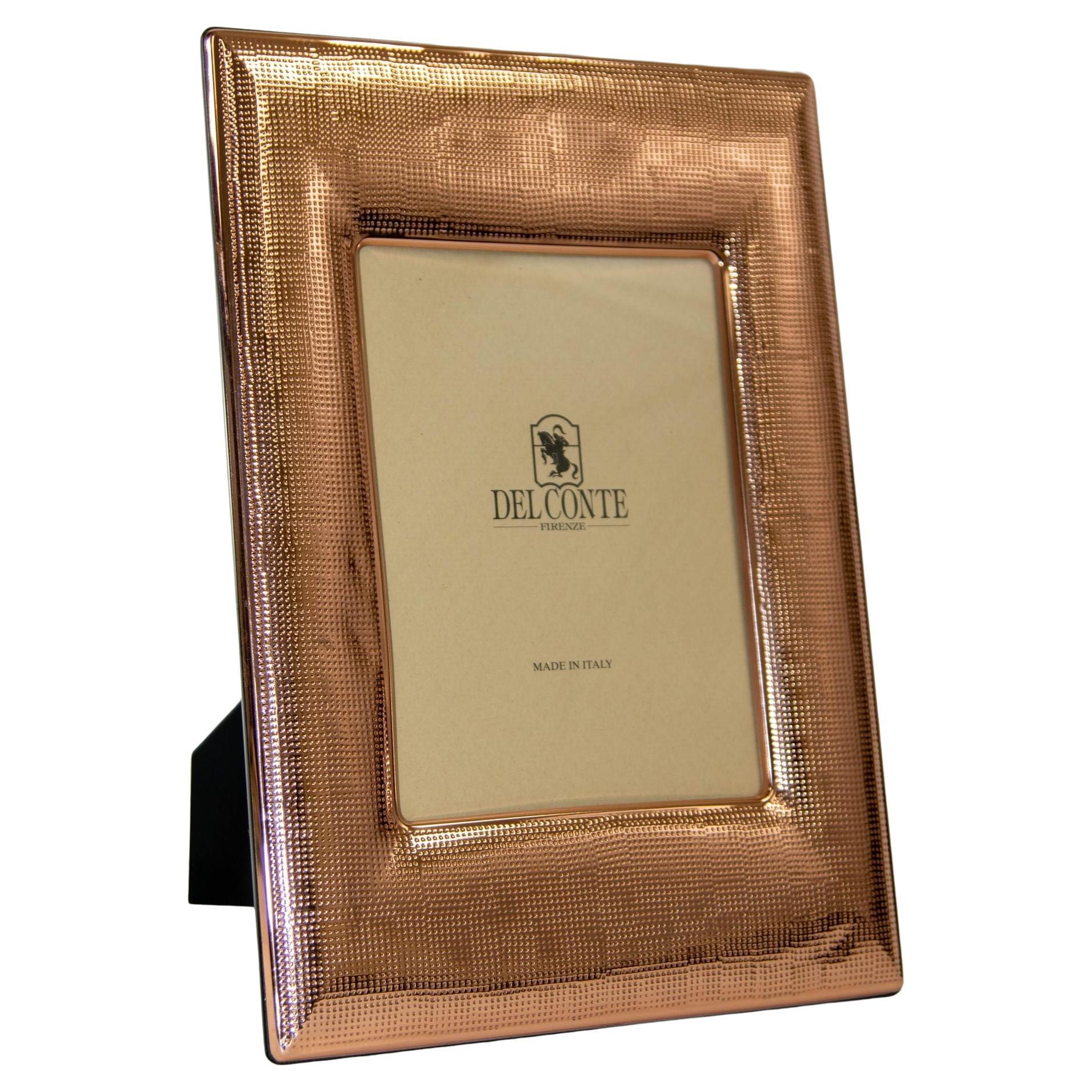 Luxury Italian Hammered Copper Metal Picture Frame by Del Conte For ...