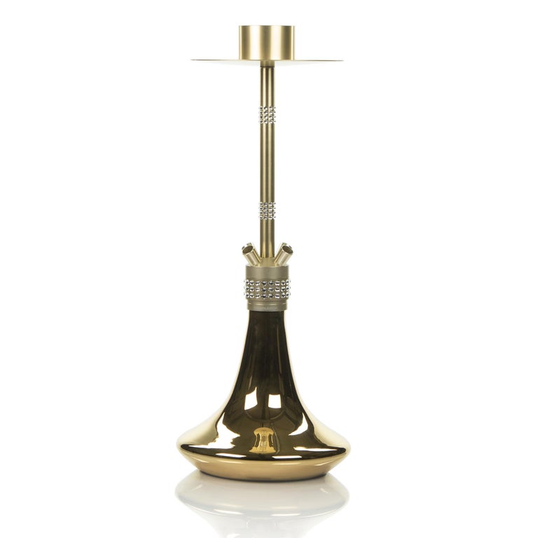 Luxury Modern Shisha Hookah Nargile Swarovski Crystals and pure gold ...