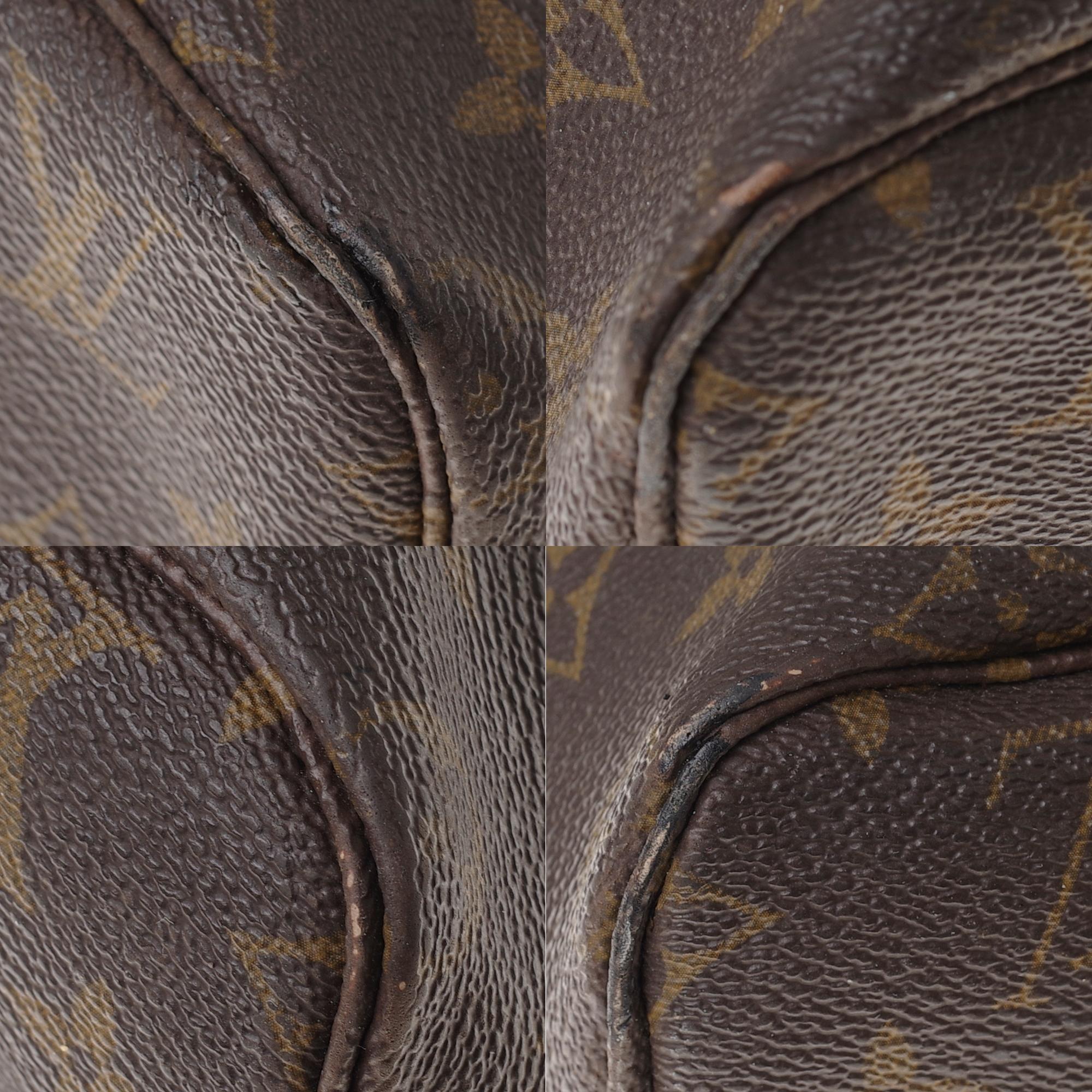 LV Neverfull GM Tote bag in monogram canvas customized "TAZ" #72 by ...