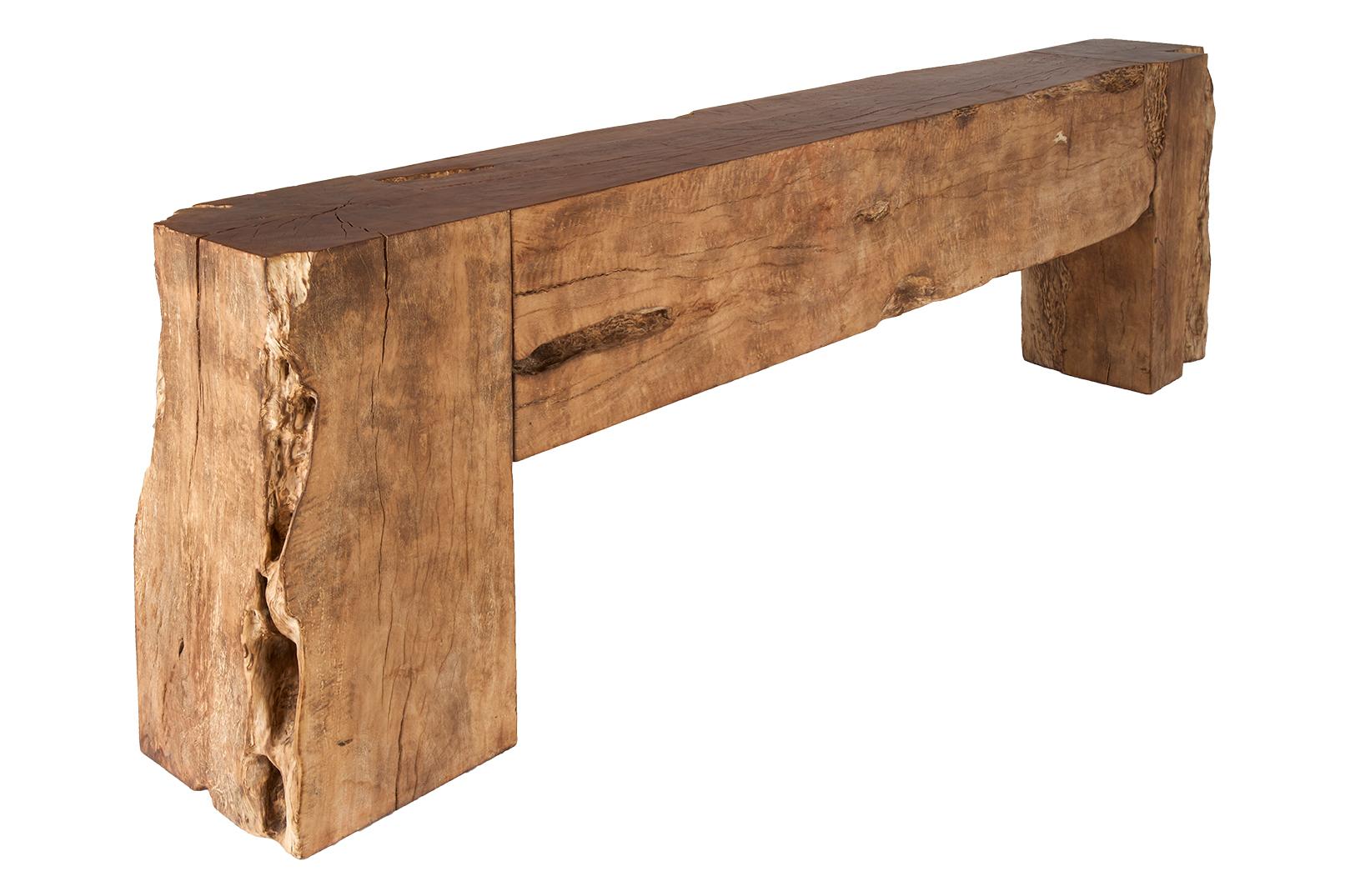 Lychee Architectural Beam Console Table For Sale at 1stDibs