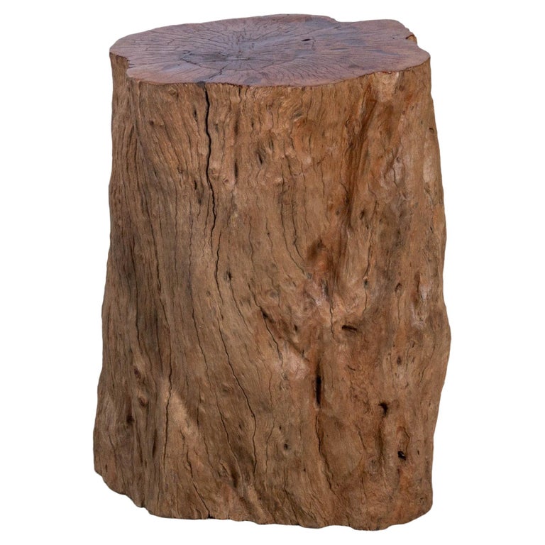 Table d'appoint en bois de lychee de forme organique En vente sur 1stDibs
