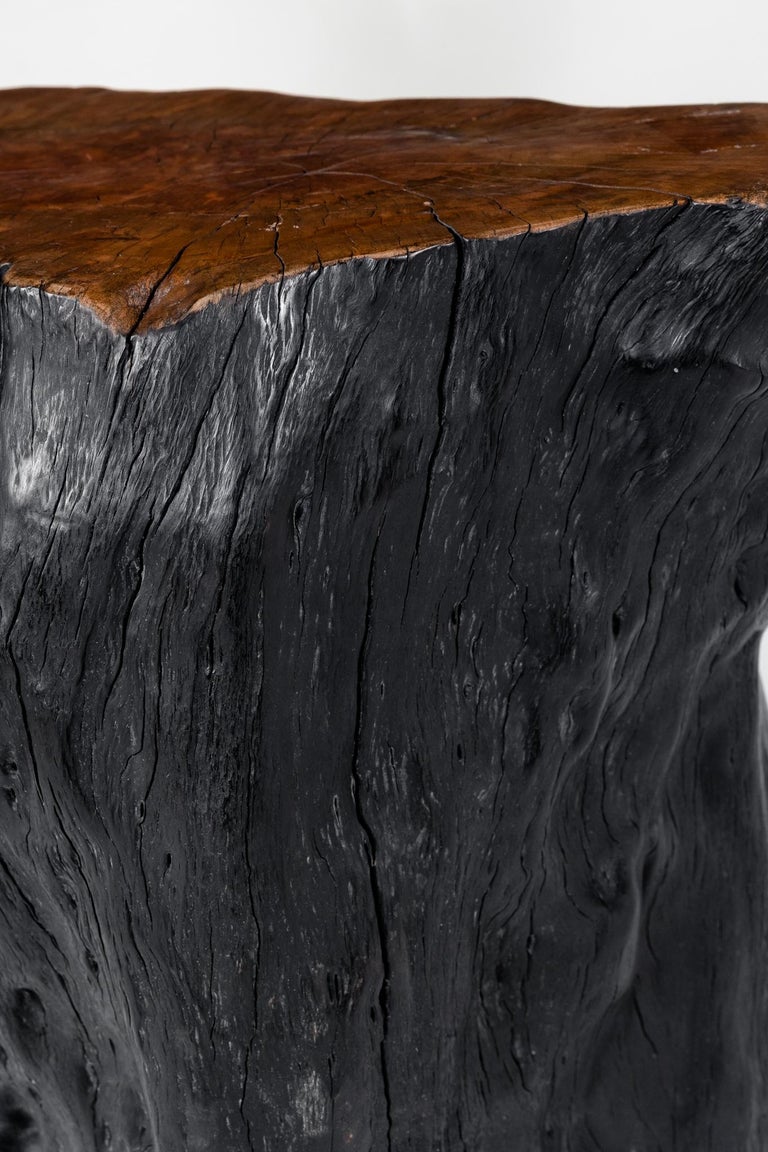 Lychee Wood Stump End Table For Sale at 1stDibs | lychee wood for sale