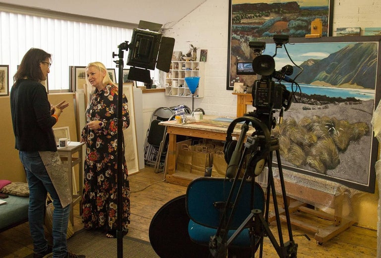 Lydia Bauman - House in Tuscany Original Impressionist style Highly ...