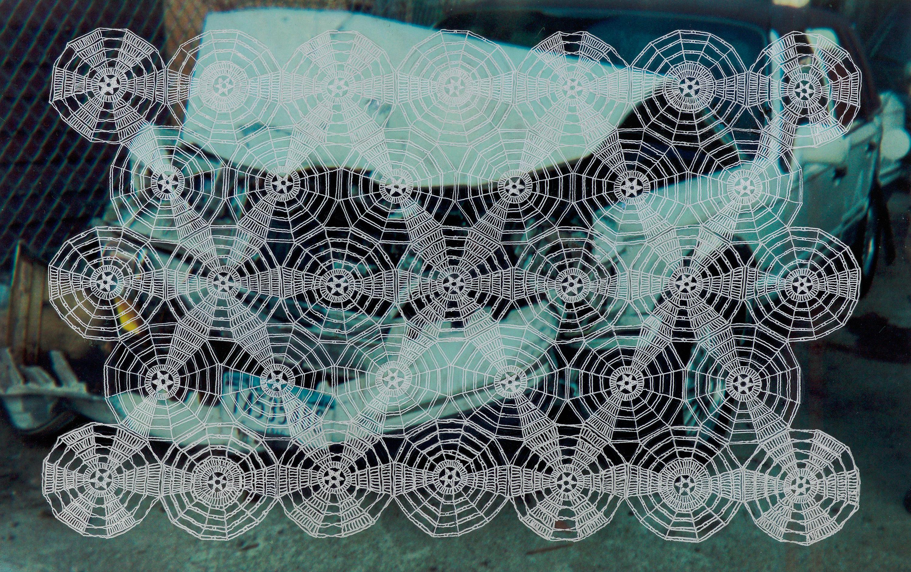 Lydia Viscardi - Lydia Viscardi, Coverup Copper on Red, 2018, Altered ...