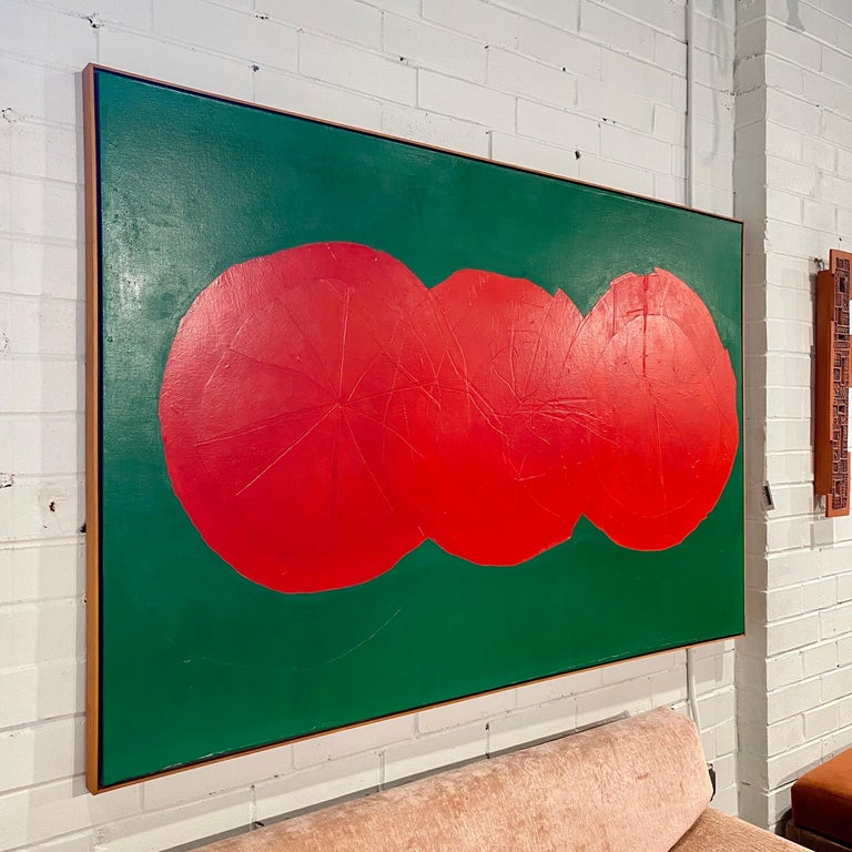 Lyle Braden Abstract Painting, 1980s For Sale at 1stDibs