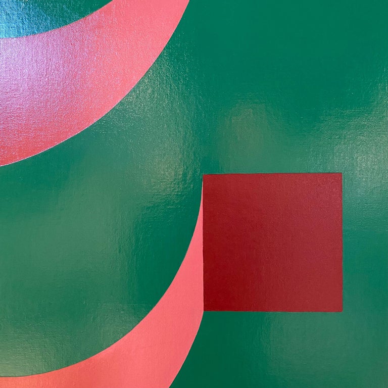 Lyle Braden Abstract Painting, 1982 For Sale at 1stDibs