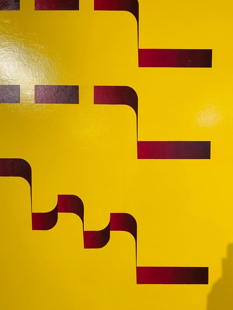 Lyle Braden Abstract Painting, 1983 For Sale at 1stDibs