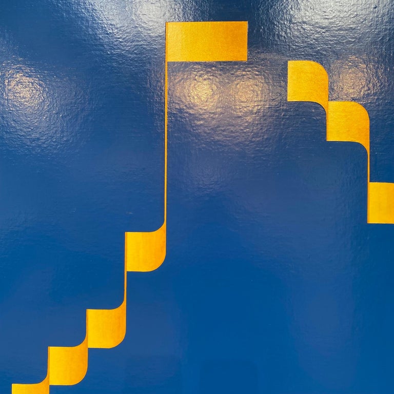 Lyle Braden Abstract Painting, 1983 For Sale at 1stDibs