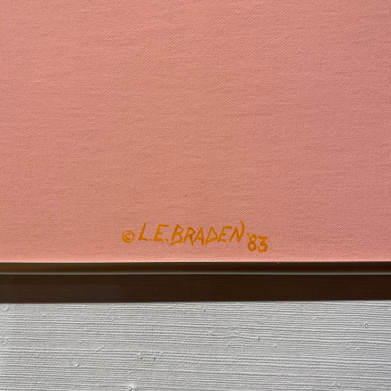 Lyle Braden Abstract Painting, 1983 For Sale at 1stDibs