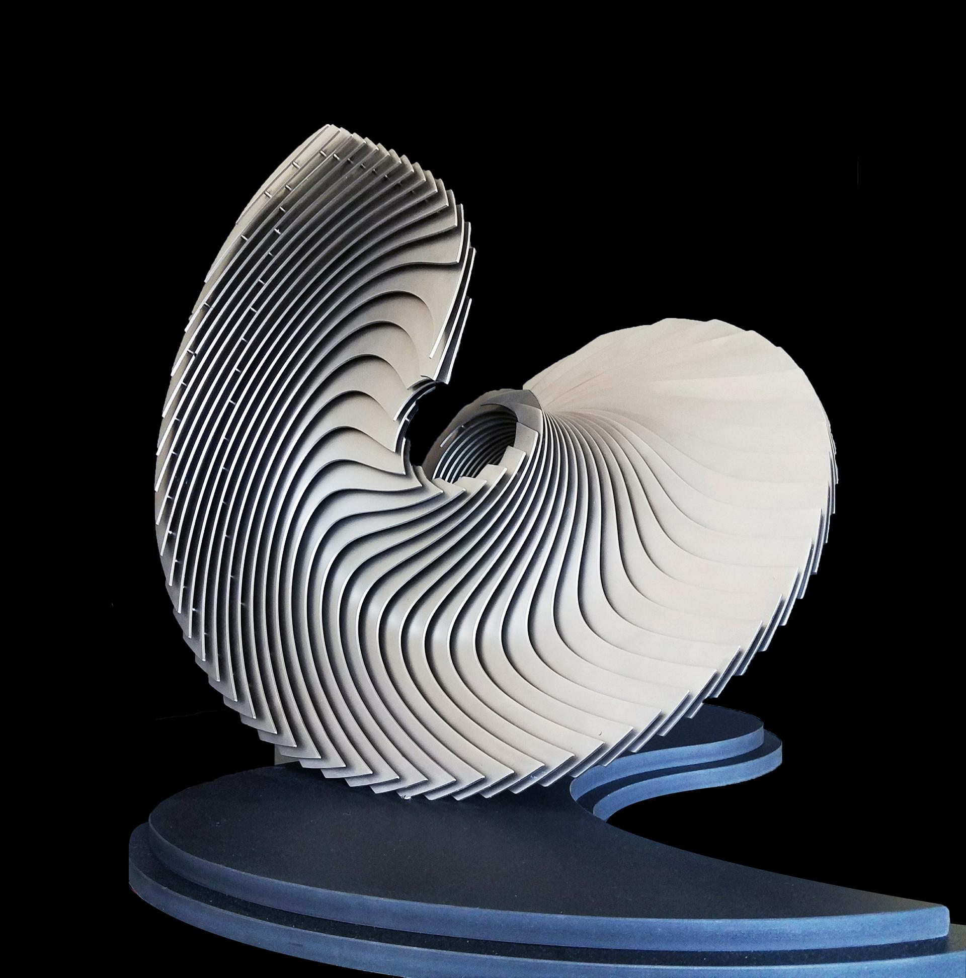 Jon Krawczyk - Now -polished stainless steel sculpture for indoor or ...