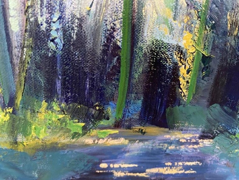 Lynda Minter - Lynda Minter, A Pathway Winter Evening, Original ...