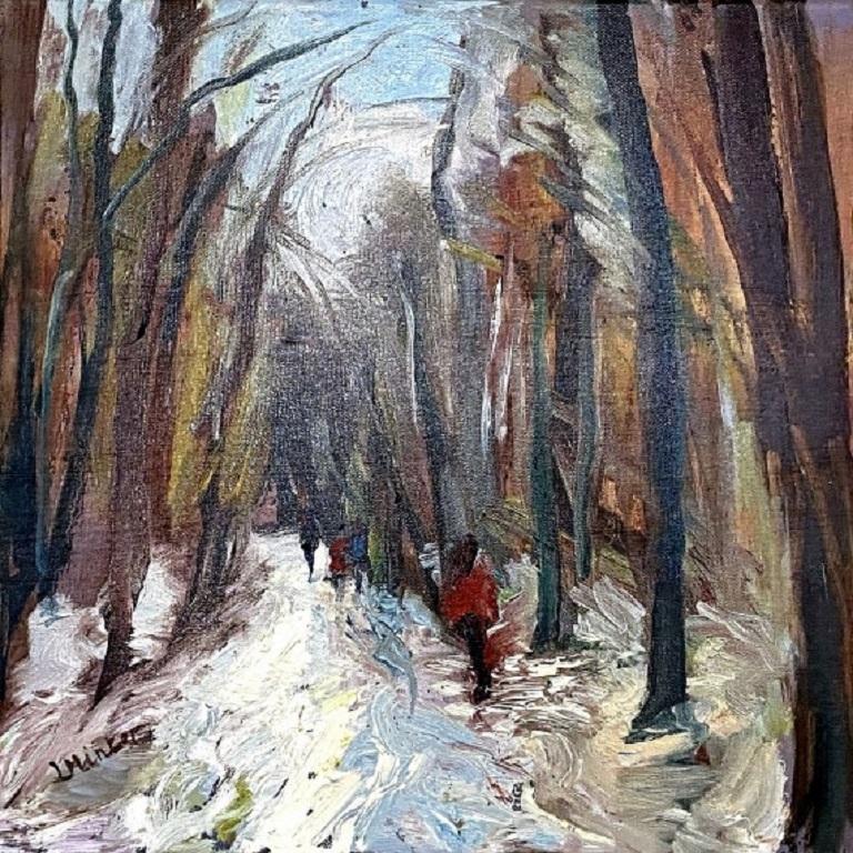 Lynda Minter - Lynda Minter, A Winter's Walk, Original Landscape ...