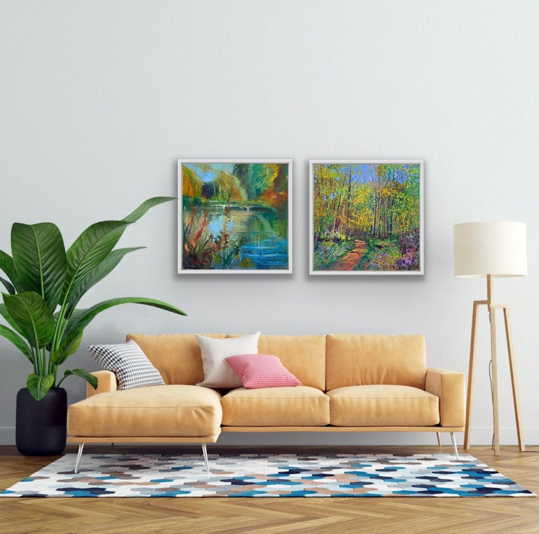 Lynda Minter - Spring is in the air and The Pond Turning to Autumn ...