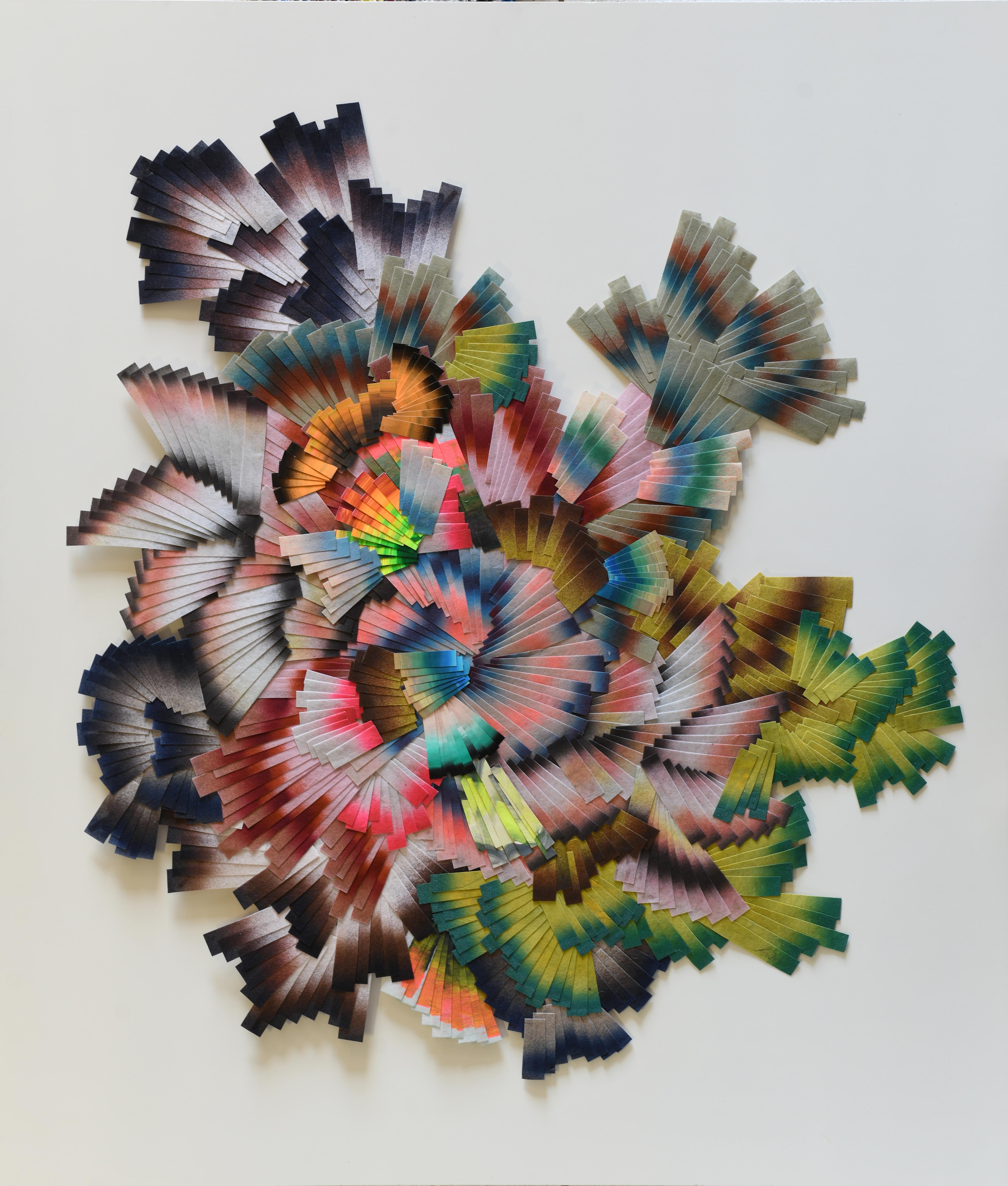 Frank Rowland - Abstract Collage by Frank Rowland For Sale at 1stDibs