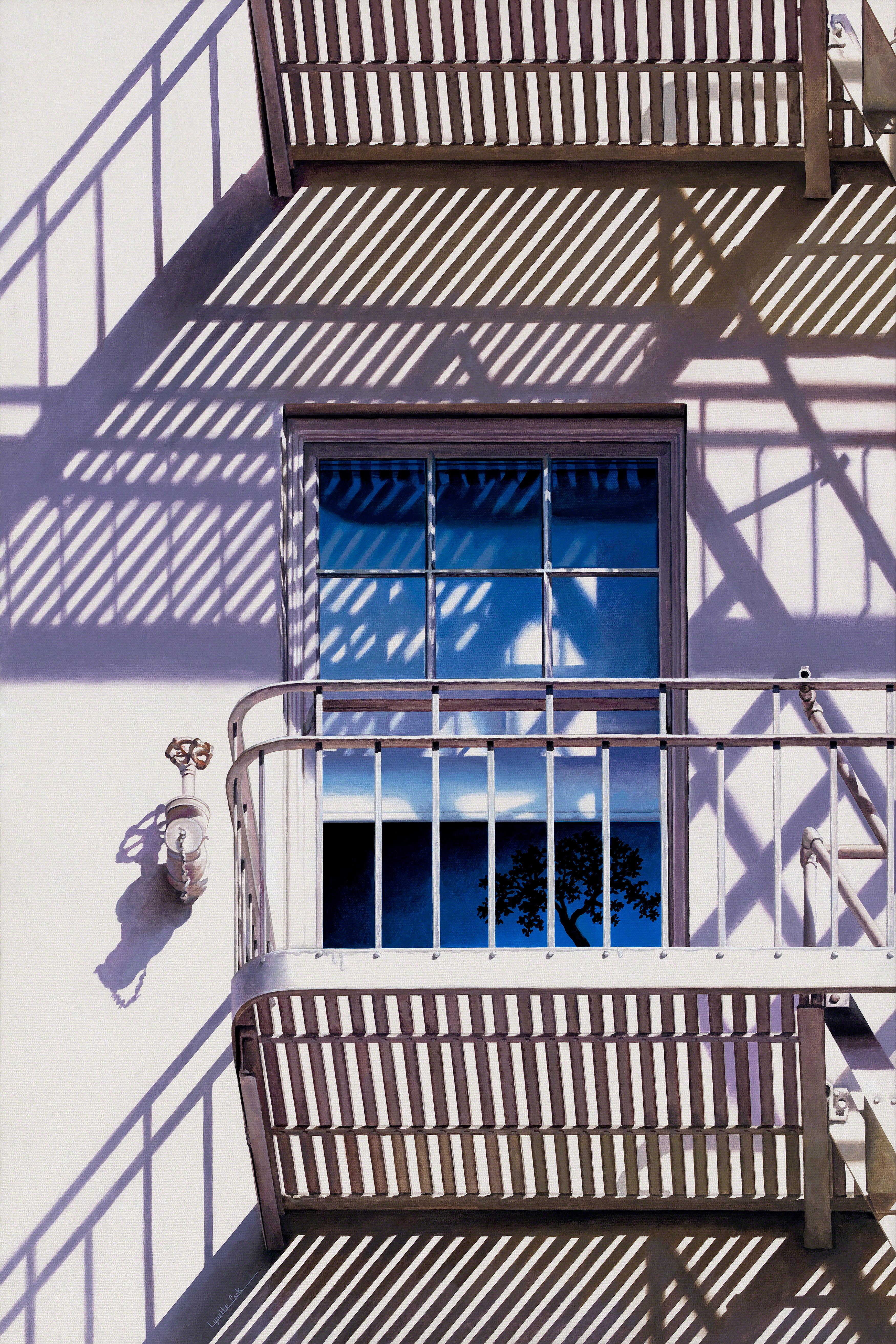 Lynette Cook - Presidio Trio / original painting, hyperrealism ...