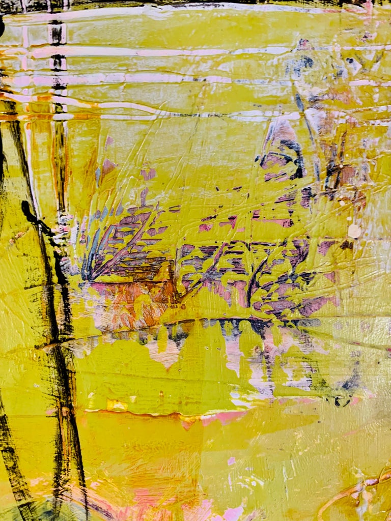 Lynette Reed - Original Abstract Acrylic Painting on Canvas Red Blue ...