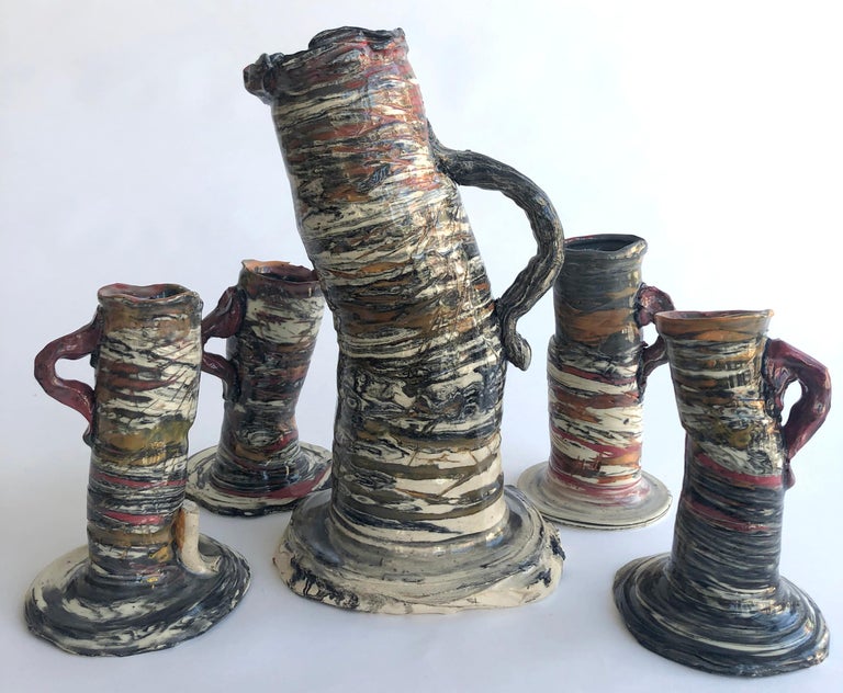 Lynn Basa - Neanderthal Beverage Set For Sale at 1stDibs