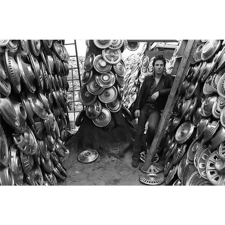 Lynn Goldsmith - Bruce Springsteen and Hubcaps For Sale at 1stDibs