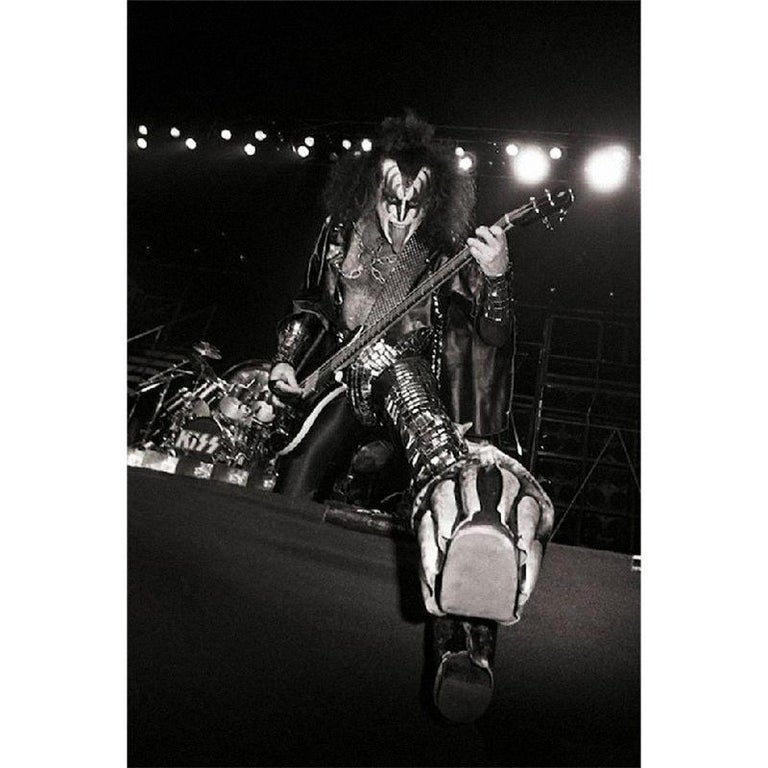 Lynn Goldsmith - Gene Simmons Boot Performance, 1977 For Sale at 1stDibs