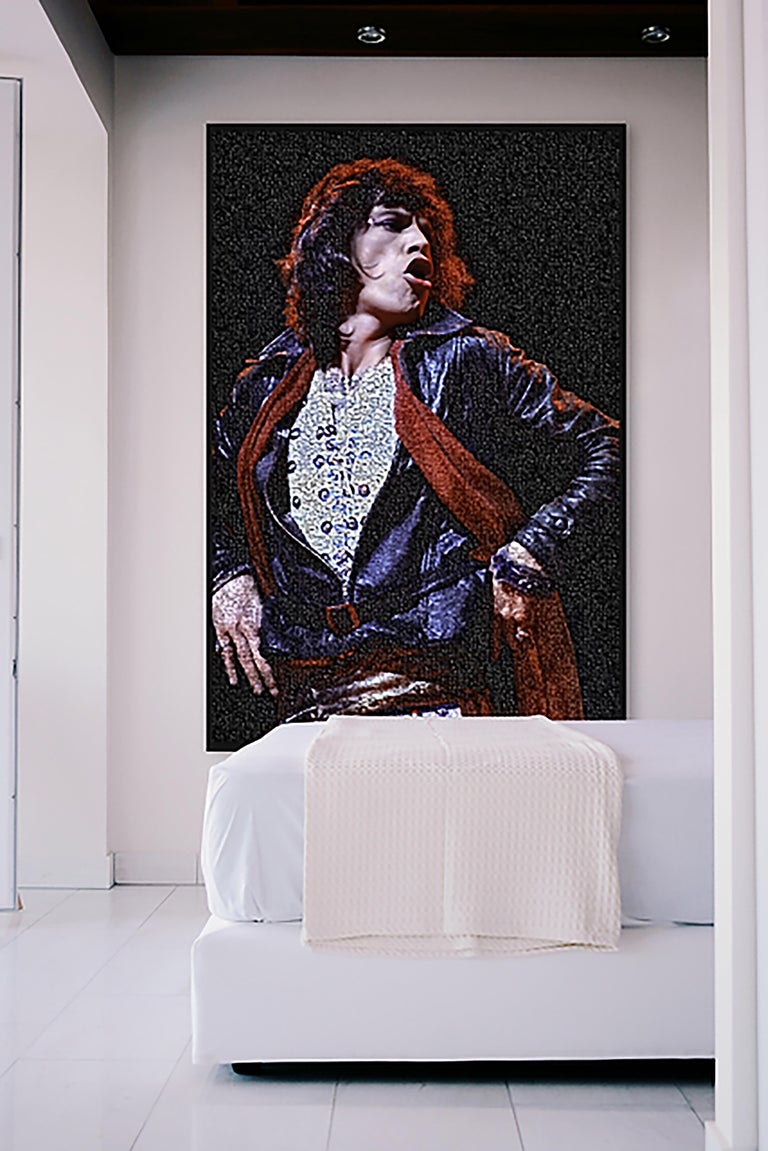 Lynn Goldsmith - Mick Jagger Hands on Hips Color Mosaic For Sale at 1stDibs
